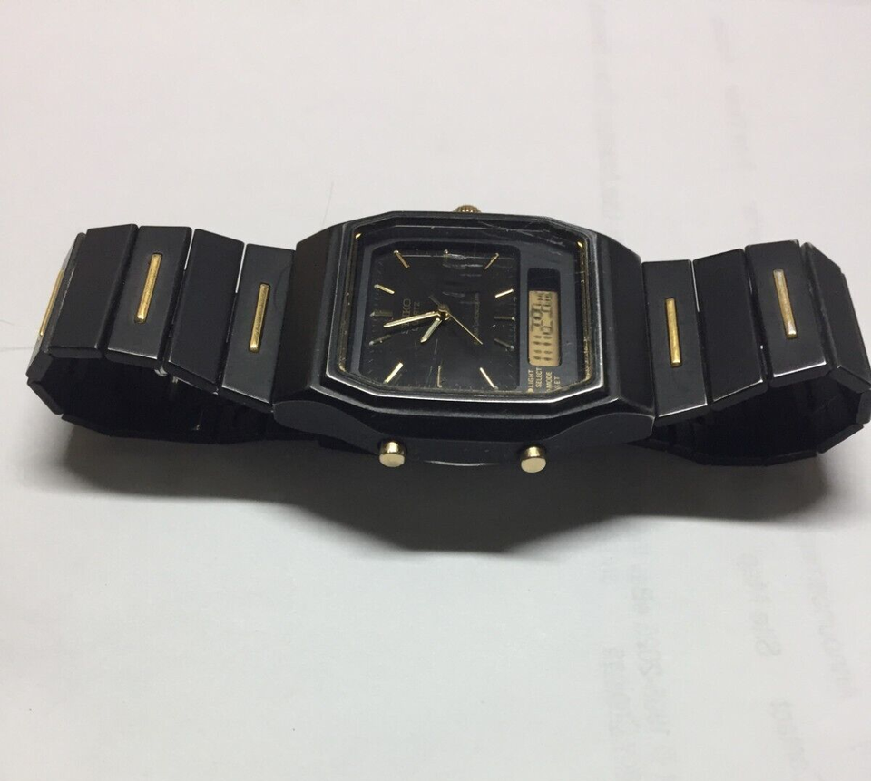 SEIKO DUAL TIME ALARM WATCH | eBay