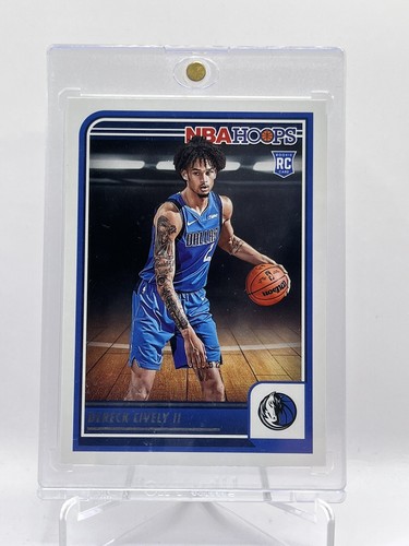 DEREK LIVELY II RC 2023-24 NBA HOOPS Rookie Basketball Card #241 MAVS ...