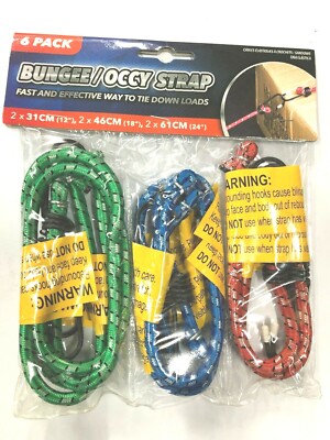 BUNGEE OCCY STRAP STYLE X 12 STRAPS TIES HEAVY DUTY | eBay Australia