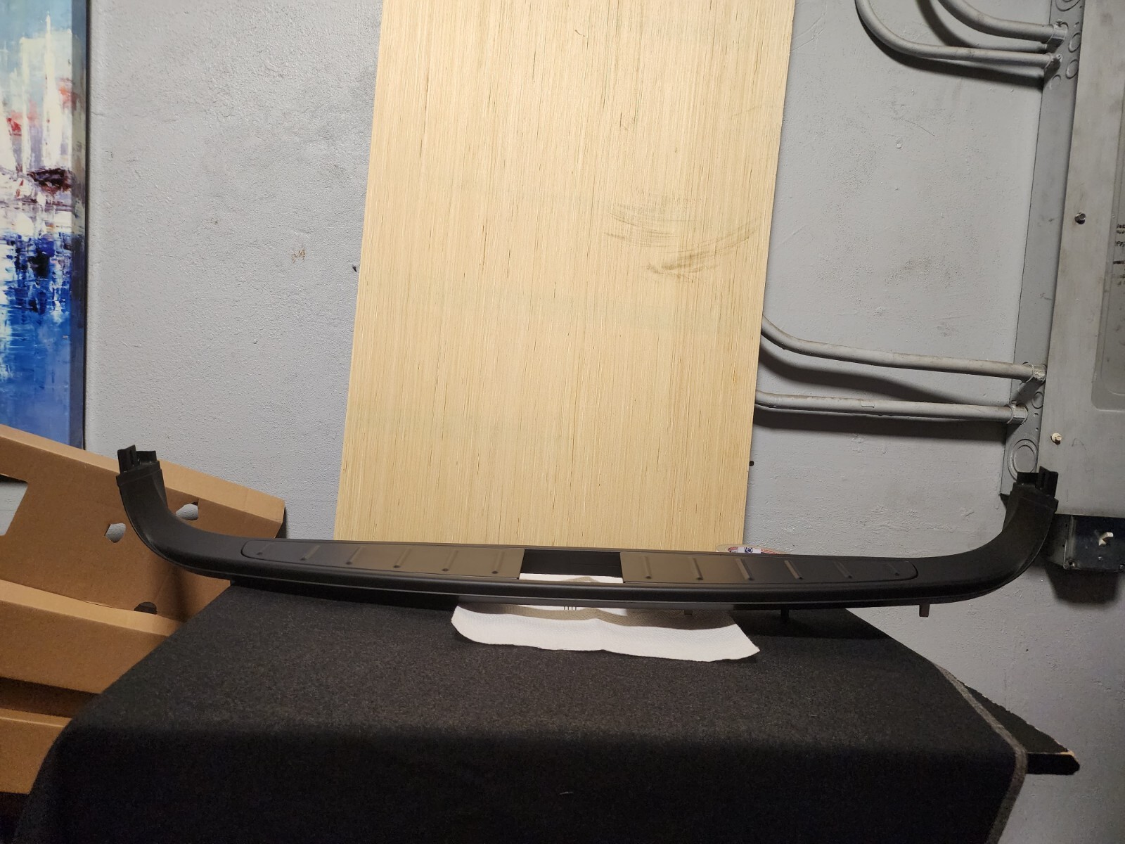 2016-2020 Tesla Model X Rear trunk latch lock cover trim OEM 1035993-00 ...