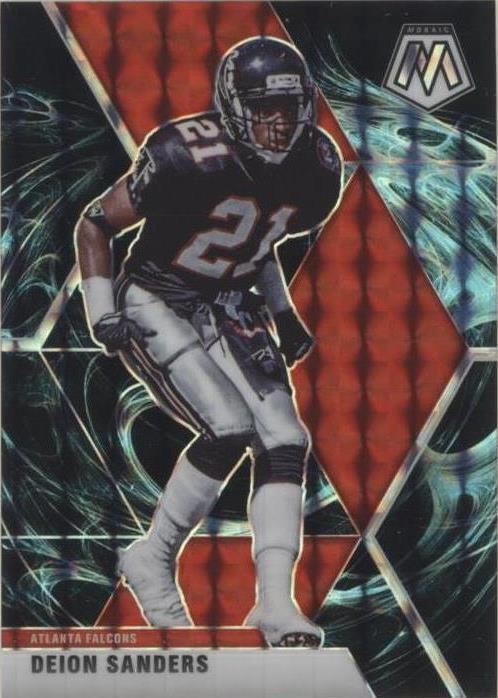 2020 Panini Mosaic - Deion Sanders #18 Genesis Mosaic Prizm for sale ...
