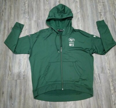 Under Armour Women's York Jets Authentic Combine NFL Zip Up Jacket Size ...