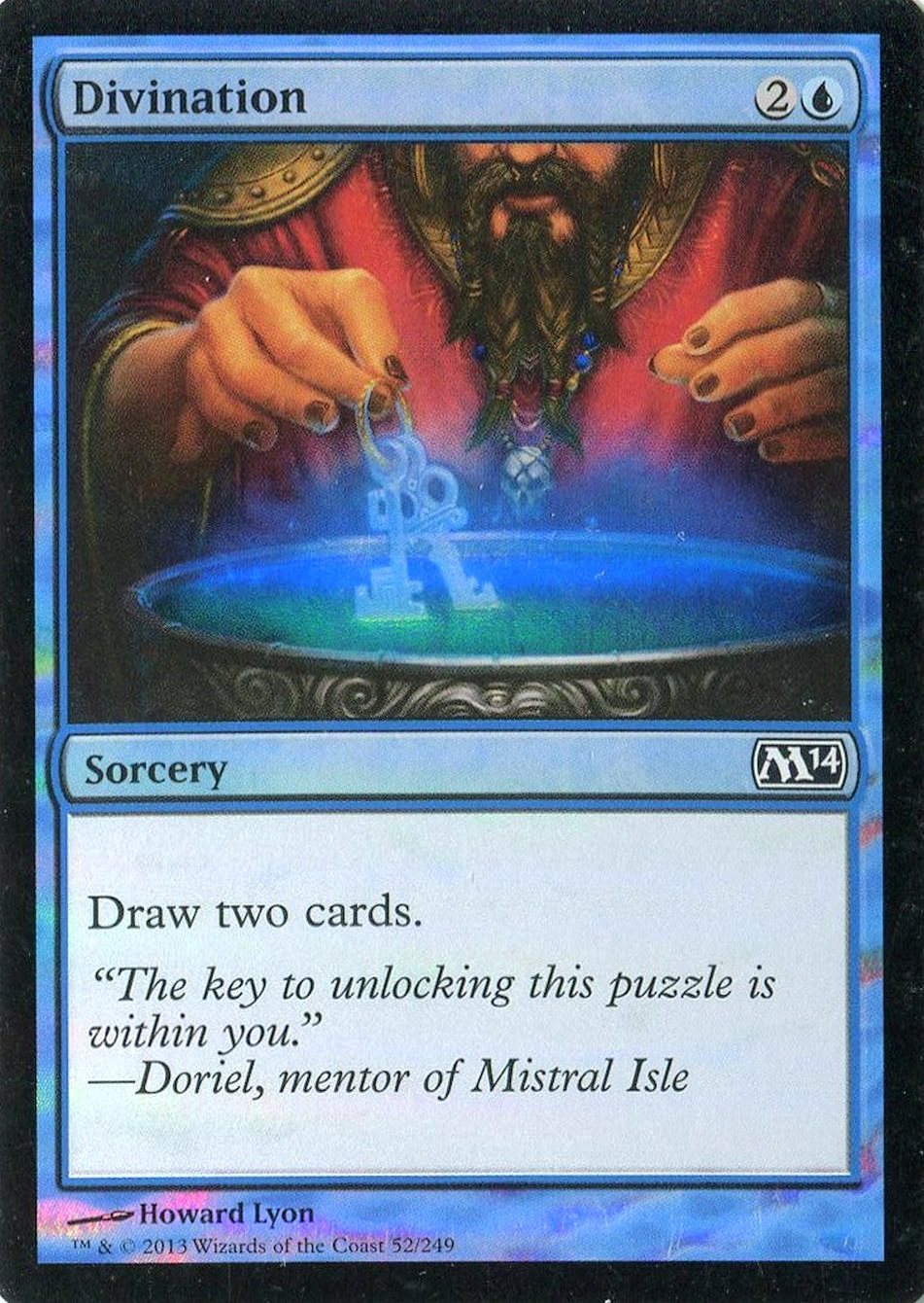MTG - M14 - Divination - Foil - NM | eBay