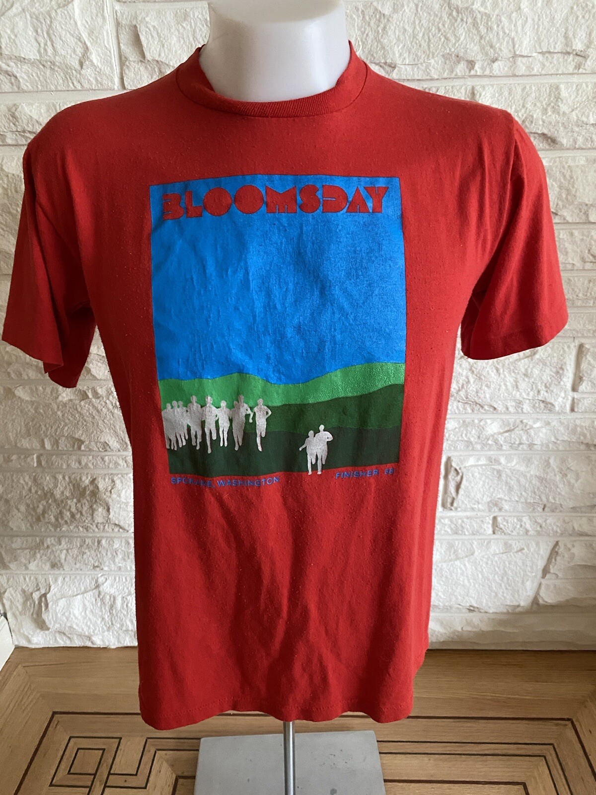 Vintage 1988 Nike Bloomsday Spokane WA Race Finisher … - Gem