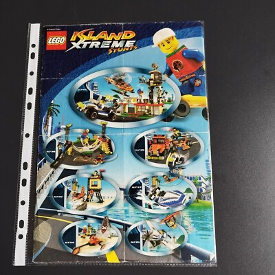 Lego advertising pampflet poster. 4172463 . Size A4. Island Extreme ...