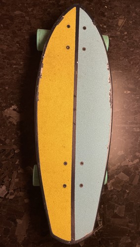 Kryptonics 23" Wide Mini Fat Cruiser Shape Skateboard Urethane Wheels ...