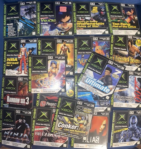 Microsoft Xbox Magazine Demo Game Discs Collection Lot Of 19 | eBay