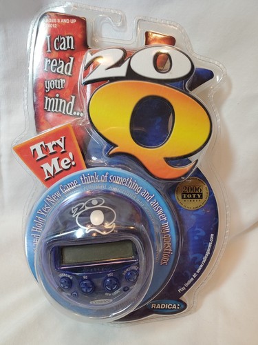 Radica Mattel 20 Questions Handheld Game Version 2.0 2006 Brand New ...
