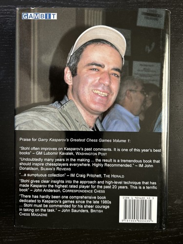 Garry Kasparov's Greatest Chess Games by Igor Stohl (2006, Hardcover ...