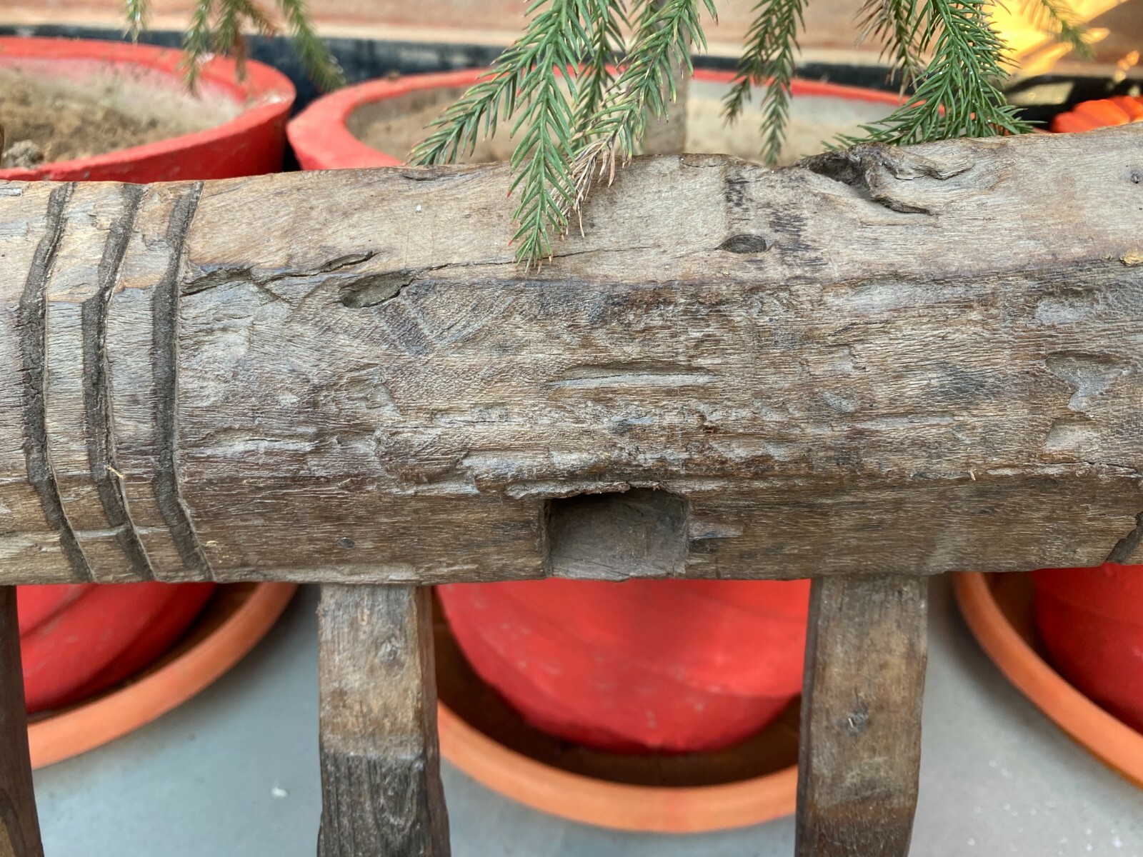 Rare Old Antique Wooden Hand Crafted Harrow Plow Farming Tool ...