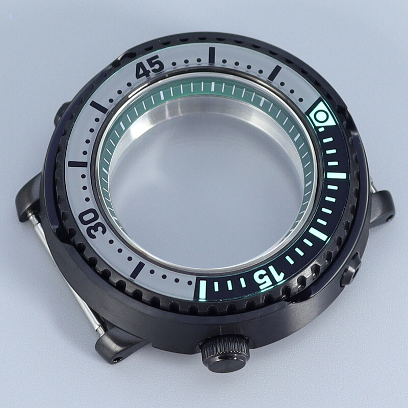 43.3mm Seiko Modify Tuna Mod Watch Case Sapphire Glass For Seiko Nh34 ...