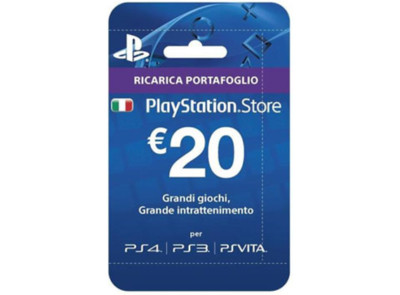 PlayStation - Cards Hang - 20 EURO - PS4 PS3 PSVITA - Ricarica ...
