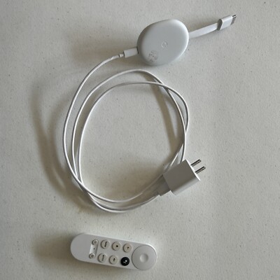 Google Chromecast with Google TV 4K Streaming - White 193575022994 | eBay