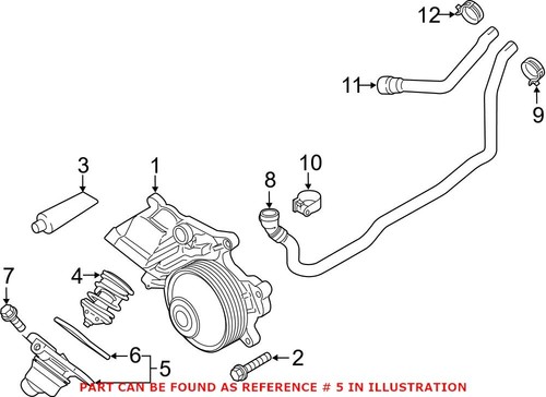 For BMW Genuine Engine Coolant Thermostat Housing 11518516203 | eBay