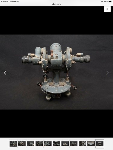 WW2 Japanese Navy INJ OPTICS Battery Commanders AA Telescope | eBay