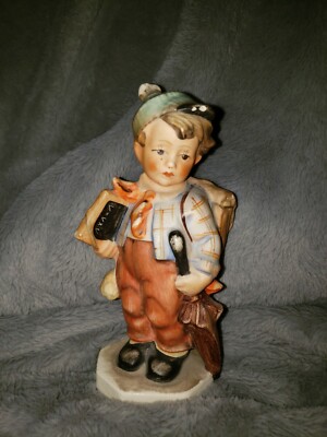 Antique Friedel Western Germany Porcelain School Boy Figurine ...