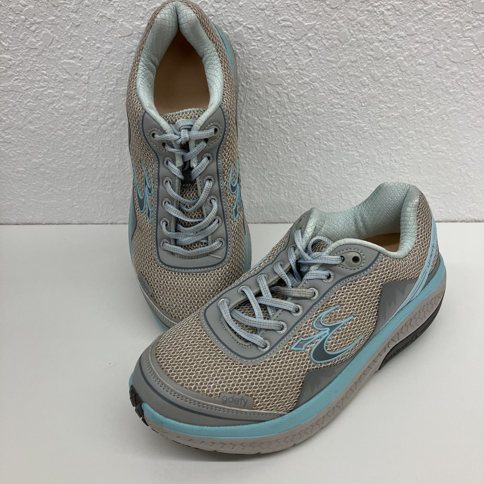 Gdefy Gravity Defyer Mighty Walk Womens Athletic Shoes Size 9.5 Gray ...