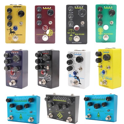 MOSKY M-Series Guitar Effect Pedat Booster Delay Reverb Distortion ...