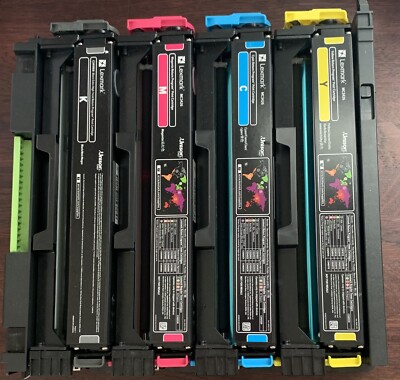 UNISON Lexmark MC3426adw Toner Cartridges Cyan, Magenta, Black, yellow ...