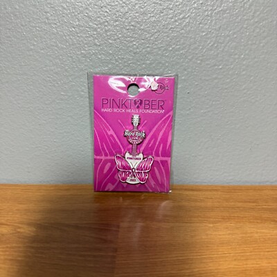 2023 Pinktober HARD ROCK CAFE Breast Cancer Awareness Butterfly Guitar ...