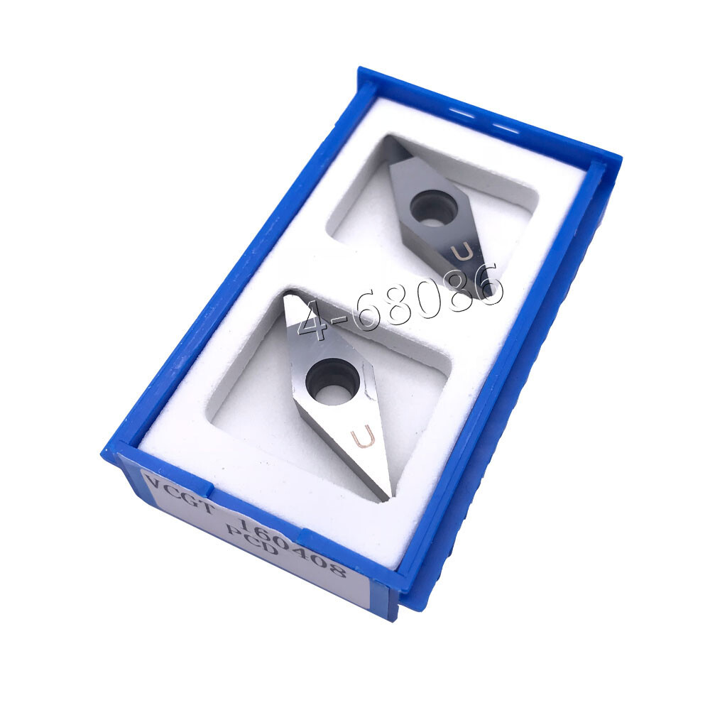 2PC VCGT160408 CBN Boron Nitride diamond CNC Carbide insert for steel ...