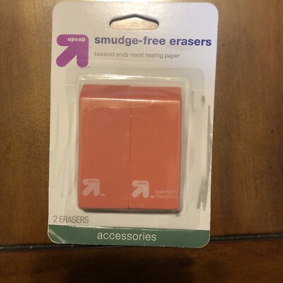 Up & Up - Smudge free erasers, 2 PK - Back To School | eBay