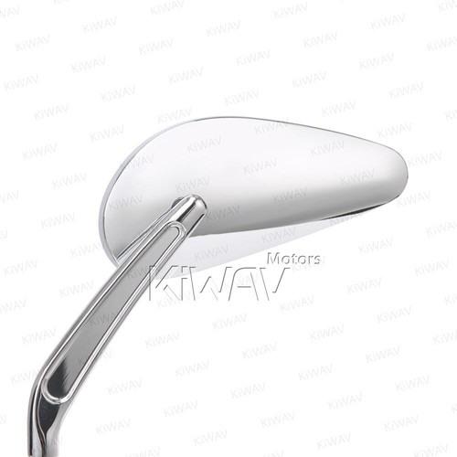 KiWAV OEM Spec Replacement Mirror FA260 Chrome for Triumph Cruisers ...