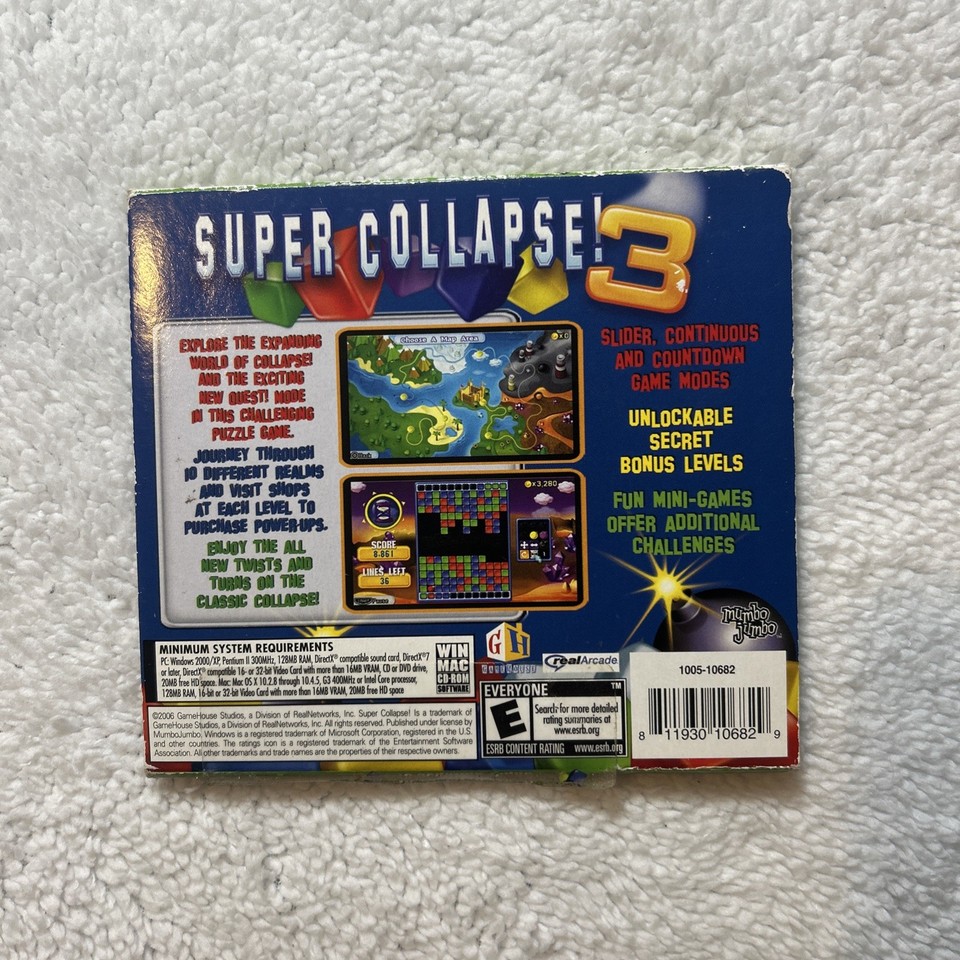 Super Collapse 3 JC - PC - Video Game Premium Casual games Mumbo Jumbo ...