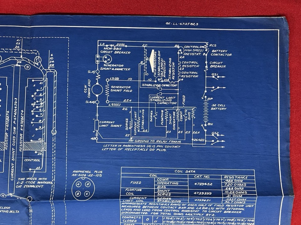 1950 Southern Pacific Lines Diesel Electric Locomotive Wiring Diagram ...