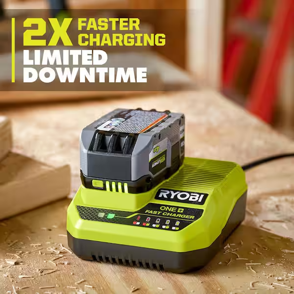 RYOBI PCG004 18V Fast Charger – Rapid Charge for All ONE+ Lithium ...