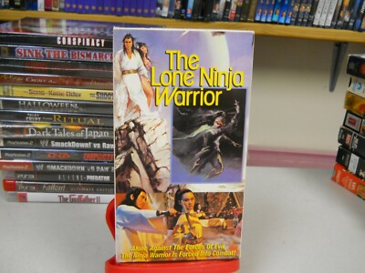 The Lone Ninja Warrior (VHS) Ocean Shores Cardboard Sleeve SUPER RARE ...