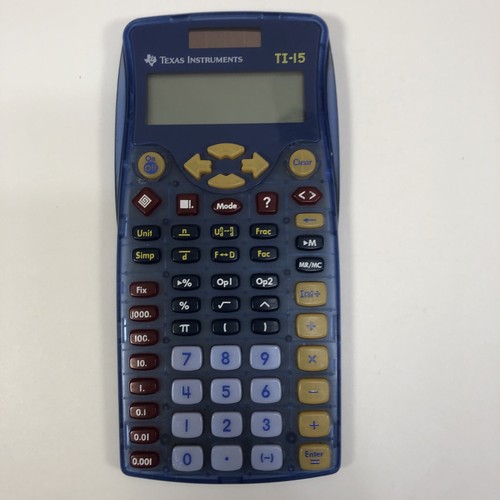 Texas Instruments TI 15 Explorer Calculator | eBay