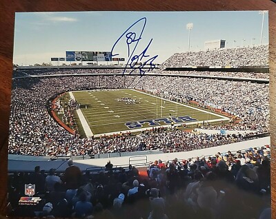 DON BEEBE BUFFALO BILLS AUTO SIGNED 8X10 RICH STADIUM PHOTO. Signing ...