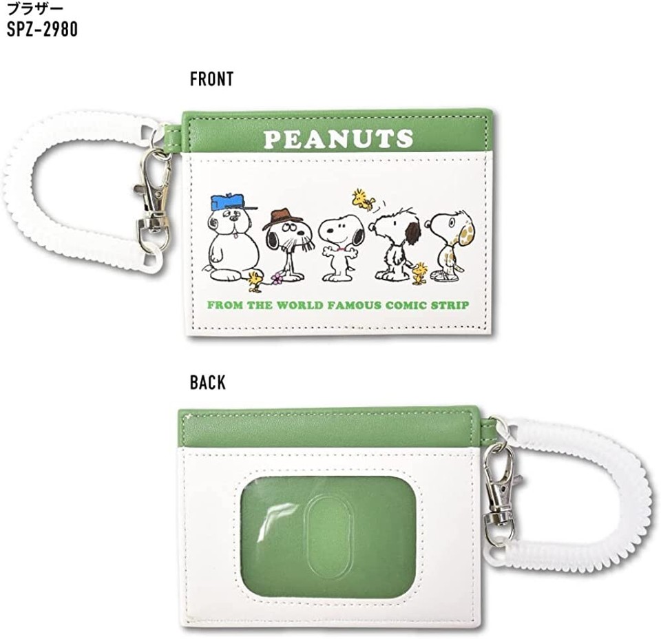 Peanuts Snoopy flat pass case card pocket case wallet Brothers Olaf | eBay