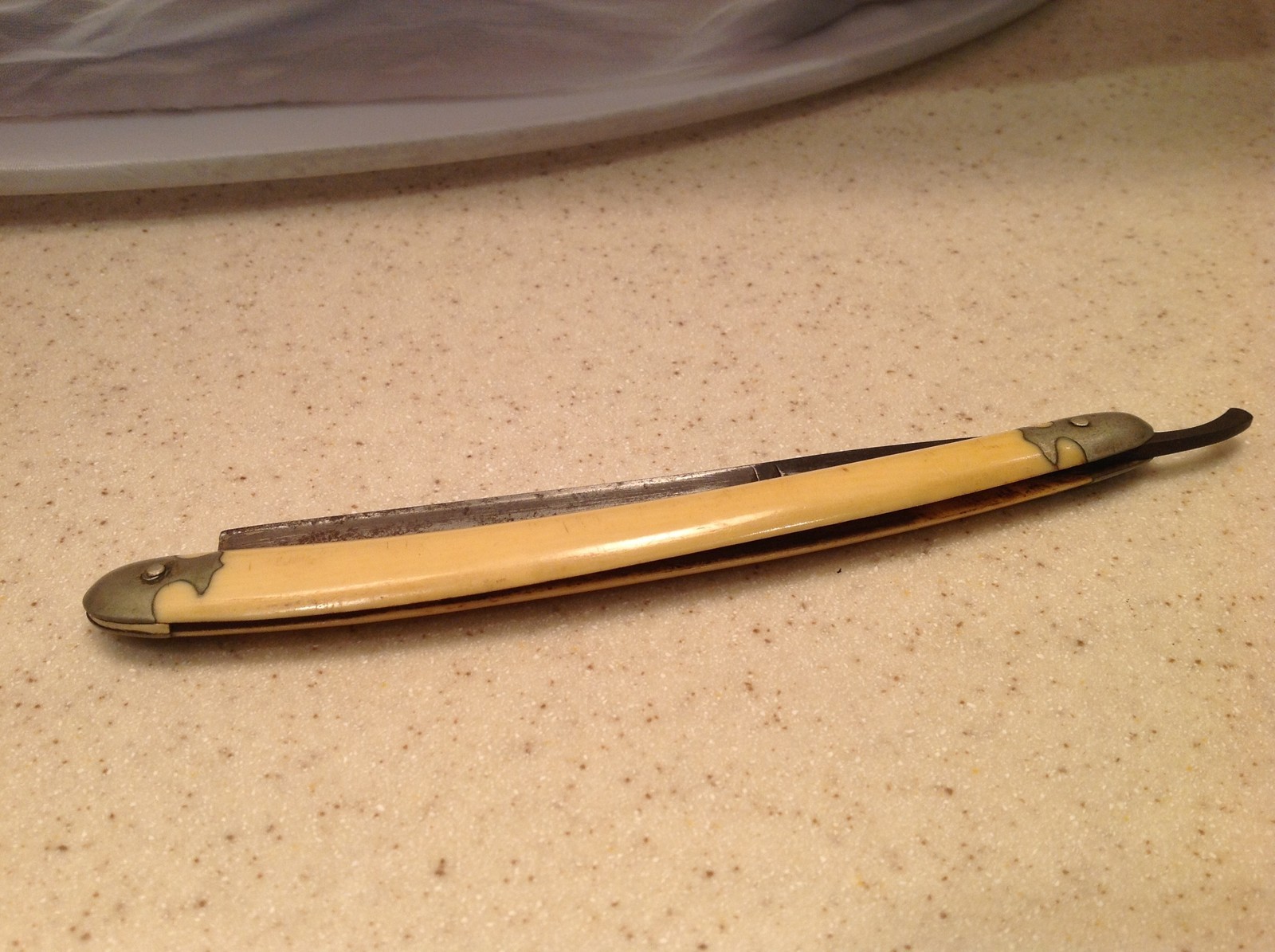 Vintage Straight Razor Men's F. A. Clauberg's Tonsorial Gem Kraut ...