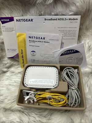 🔥 Netgear Broadband ADSL2 + Modem DSL Model: DM111PSP Fantastic ...