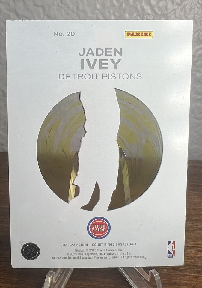 2022-23 Panini Court Kings Jaden Ivey Rookie RC Acetate Insert #20 ...