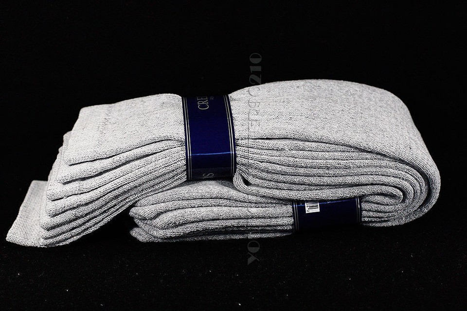 4 Pairs 13-17 Extra Long Athletic Heavy Weight Tube Socks Knee High Big ...