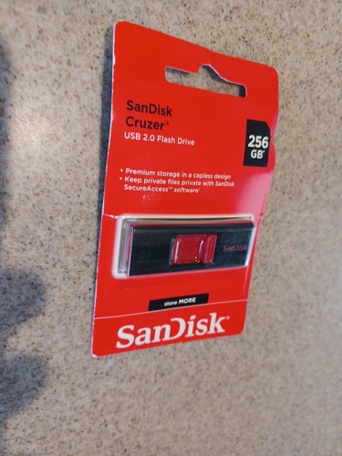 SanDisk SDCZ36-256G-B35 Cruzer Glide 256GB USB 2.0 Flash Drive ...