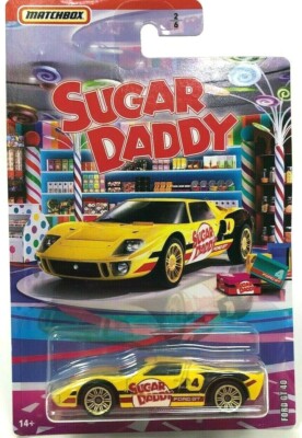 2020 MATCHBOX CANDY CARS Sugar Daddy FORD GT 40 SWEET RIDE C@@L GIFT ...