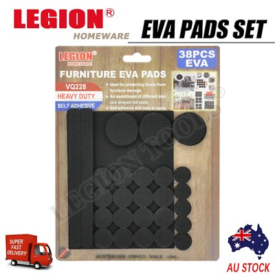 38pcs EVA Pad Set Furniture Floor Protector Pads Set Self Adhesive DIY ...