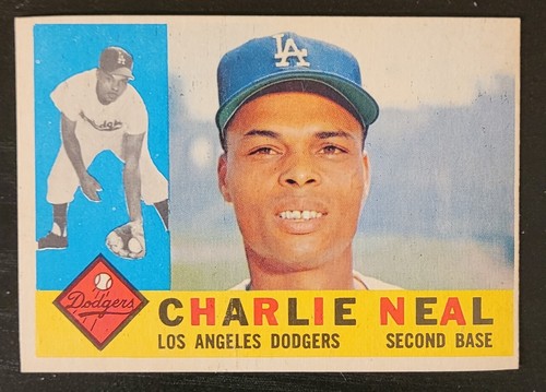 1960 TOPPS BASEBALL CHARLIE NEAL LOS ANGELES DODGERS # 155 | eBay