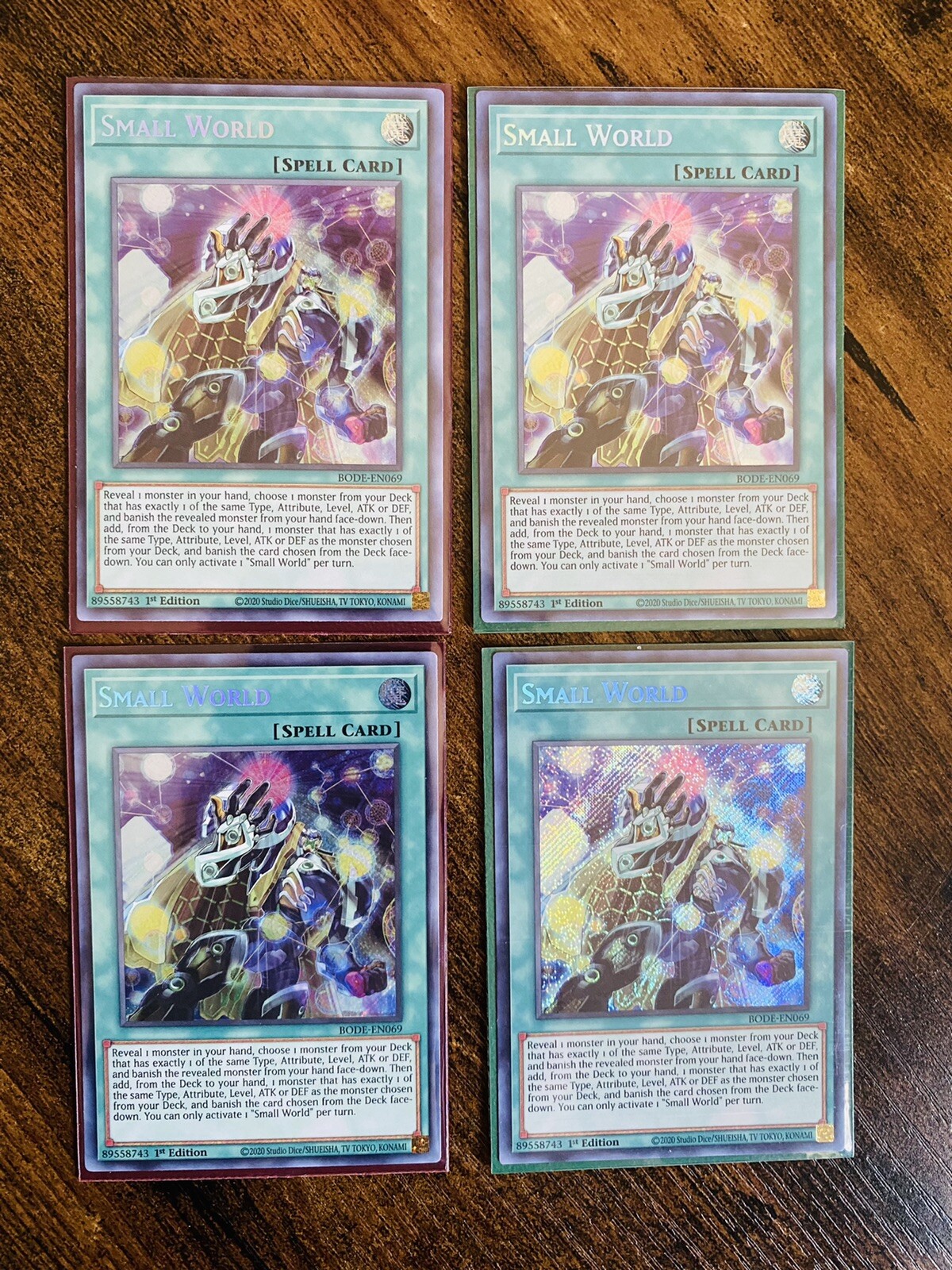 Yugioh Small World BODE-EN069 1st Edition Secret Rare NM | eBay