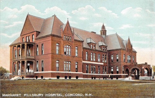 CONCORD NEW HAMPSHIRE~MARGARET PILLSBURY HOSPITAL POSTCARD 1910s | eBay