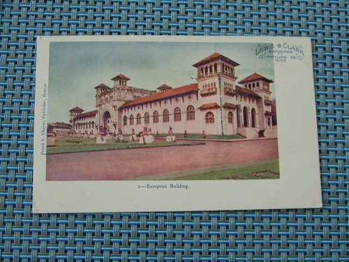 Portland Oregon OR Lewis and Clark Exposition 1905 European Building ...
