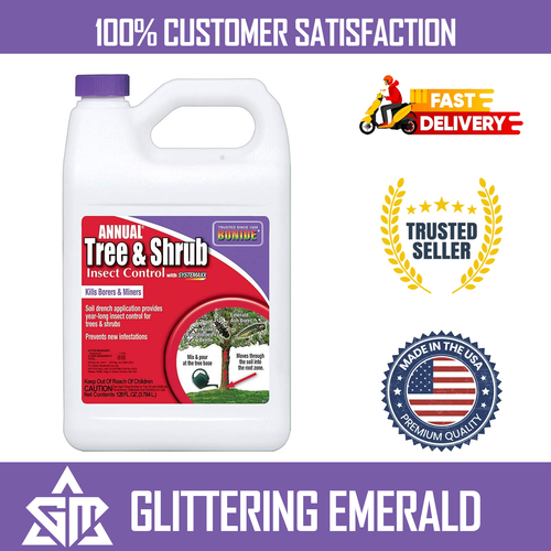 Bonide 611 1 Gallon Annual Tree and Shrub Borer Miner Insect Control ...
