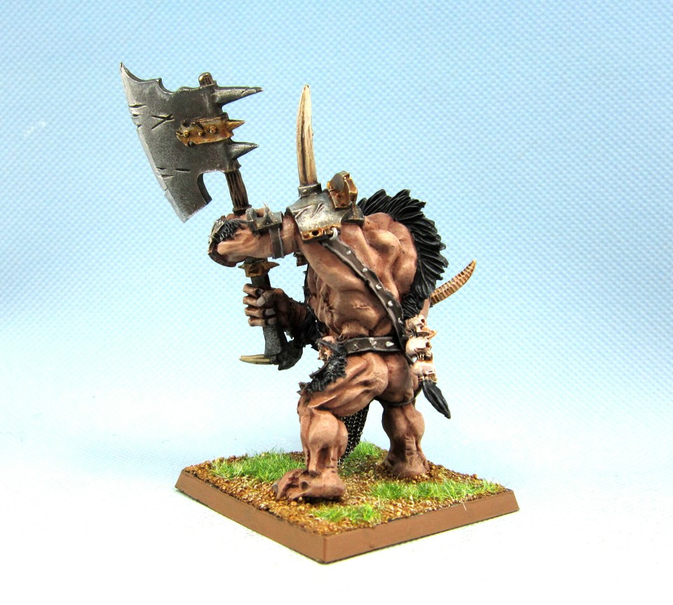 Warhammer WGS Painted Beastmen Doombull Tzeentch BE005 | eBay