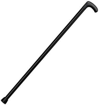 Cold Steel Heavy Duty Cane Aluminum Shaft Crook Nylon Handle Rubber ...