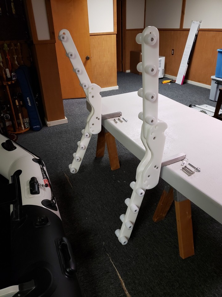 pull on davits st clair davits inflatable boat dinghy davits system ...