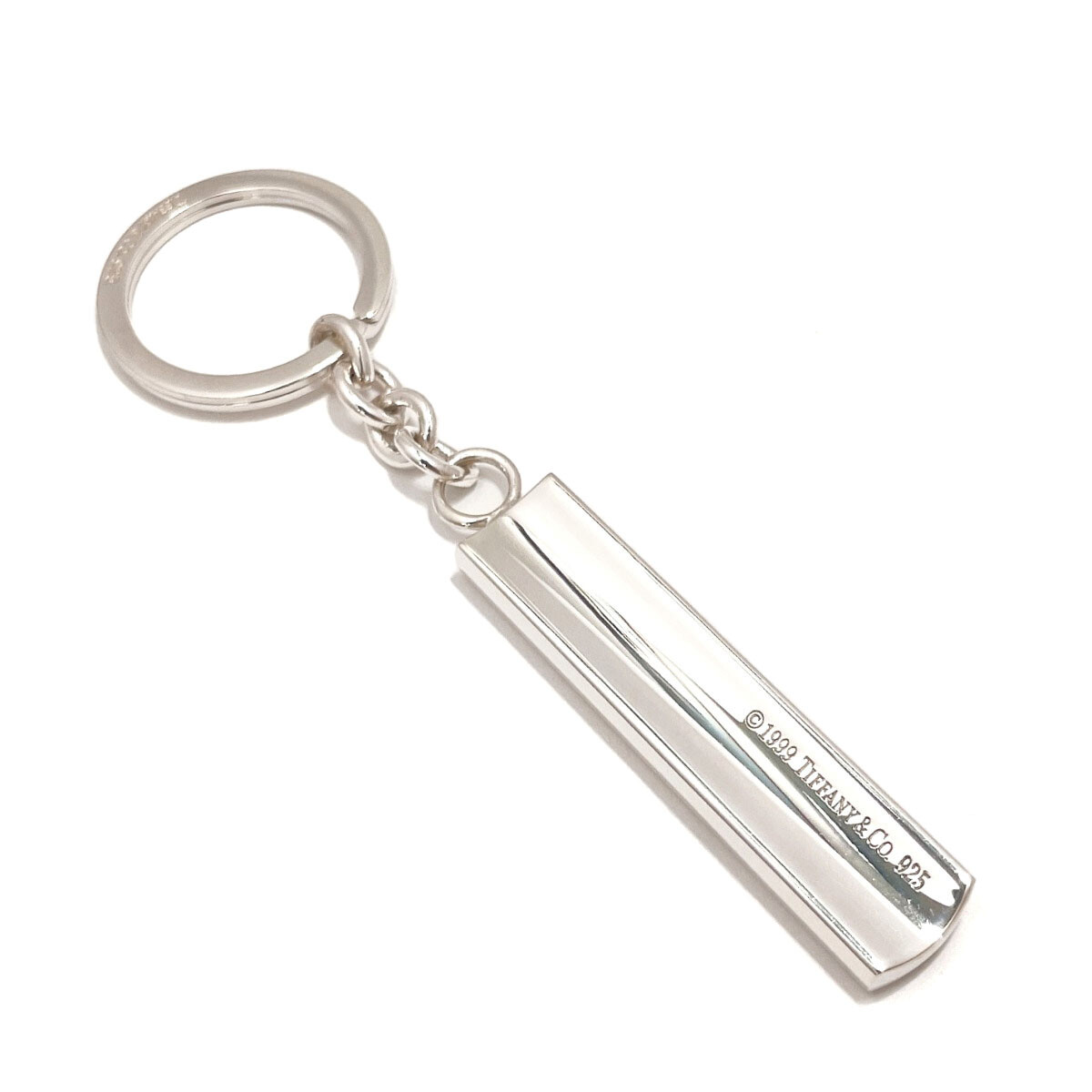 TIFFANY&Co. 1837 bar Key ring Plate Silver925 unisex | eBay